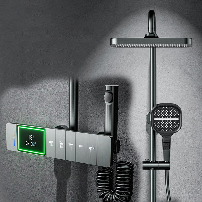 Atmosphere LED Digital Mixer Thermostatic Shower System Bathtub Wall M