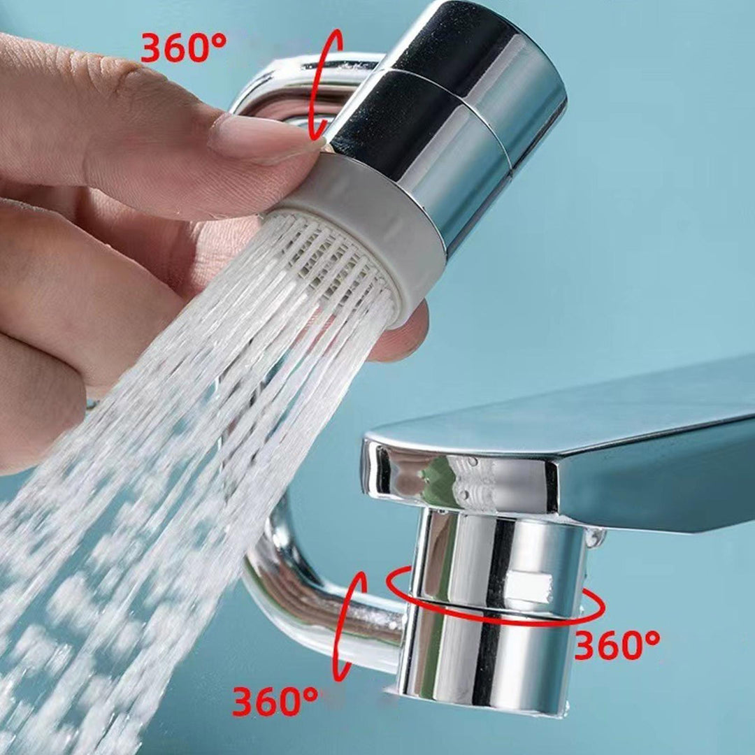 Universal 1080 Degree Rotation Dual Mode Sink Basin Faucet Extender ...