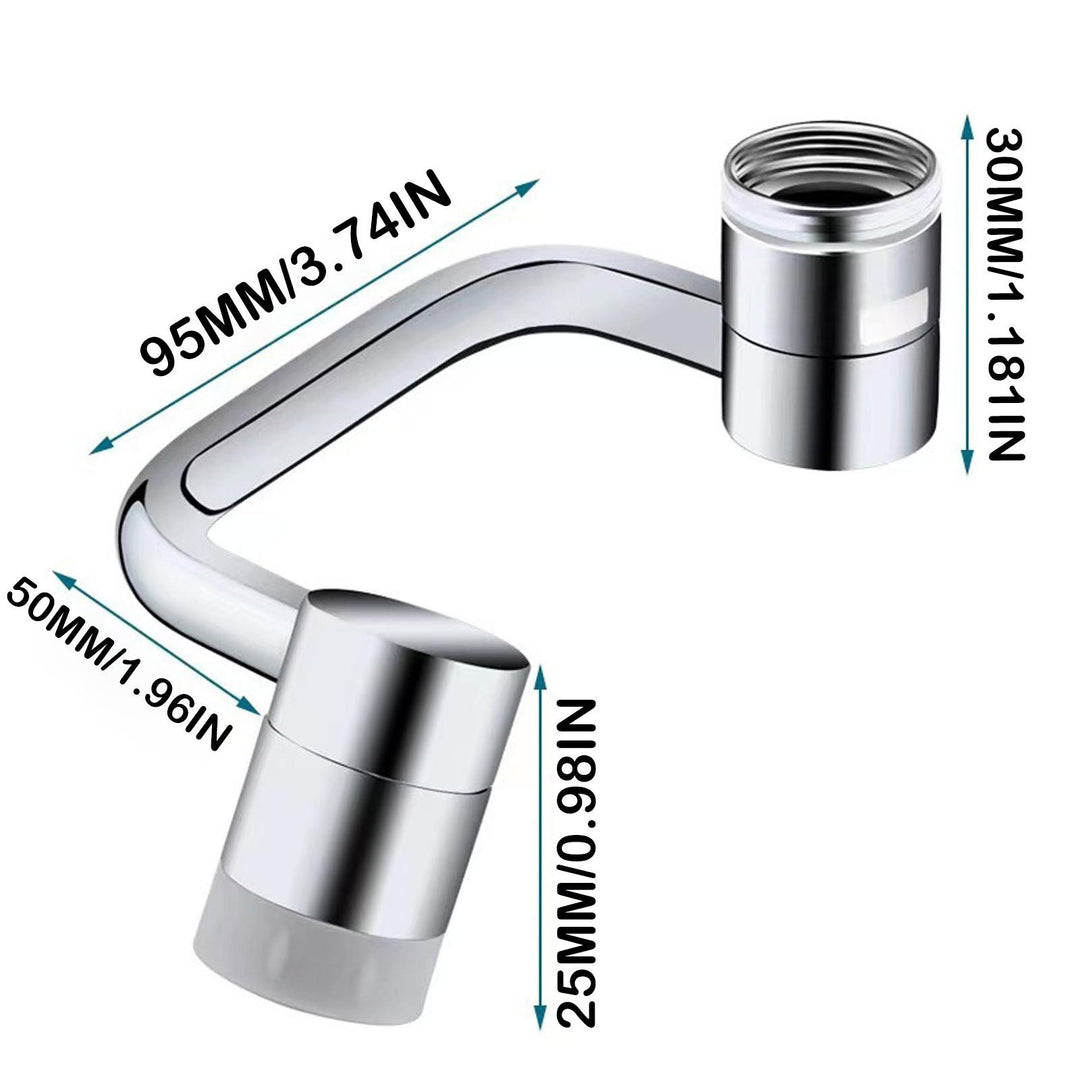 Universal 1080 Degree Rotation Dual Mode Sink Basin Faucet Extender ...